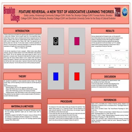FEATURE REVERSAL: A NEW TEST OF ASSOCIATIVE LEARNING THEORIES | PDF