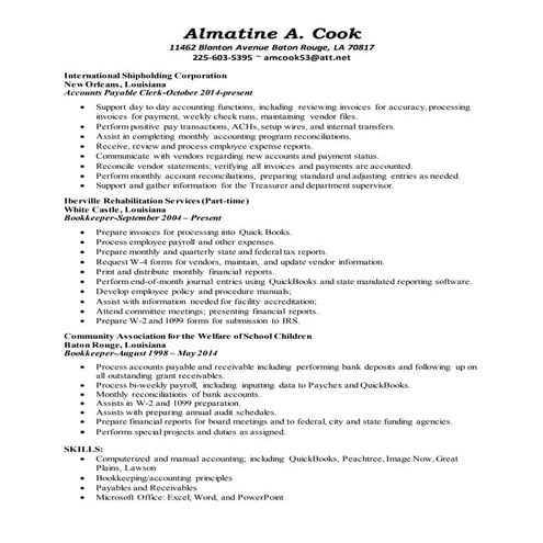 Almatine Cook profile | DOCX