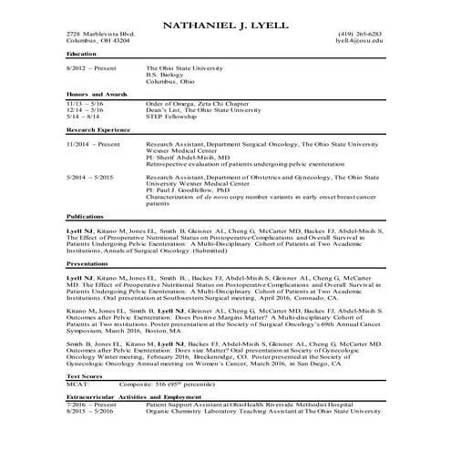 Dr. Jennifer Keagle CV | DOC