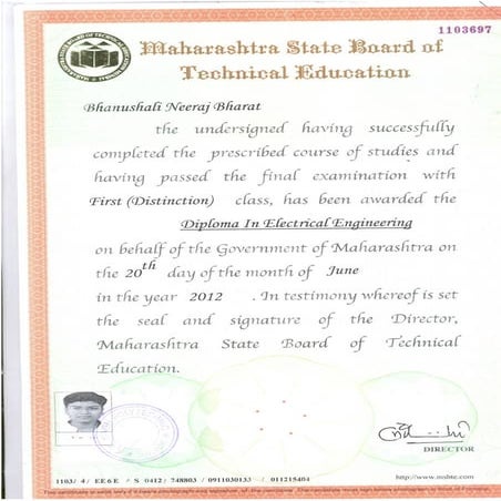 Dip degree certificate | PDF