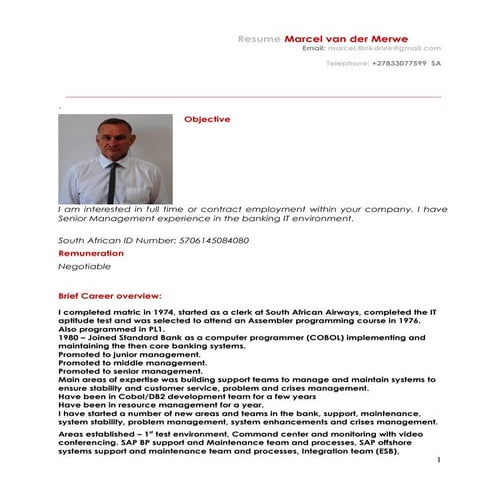 CURRICULUM VITAE RIEKERT BOTHA | DOCX