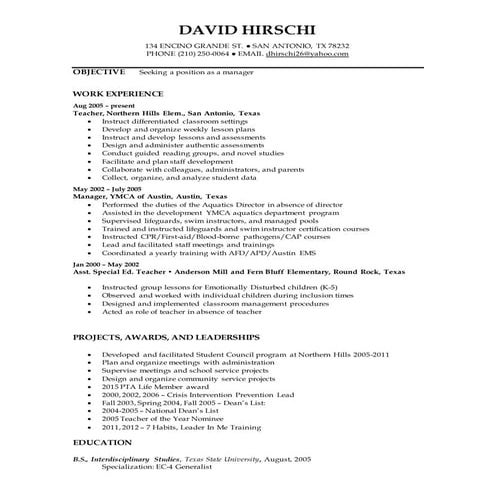 Resume Professional | DOCX