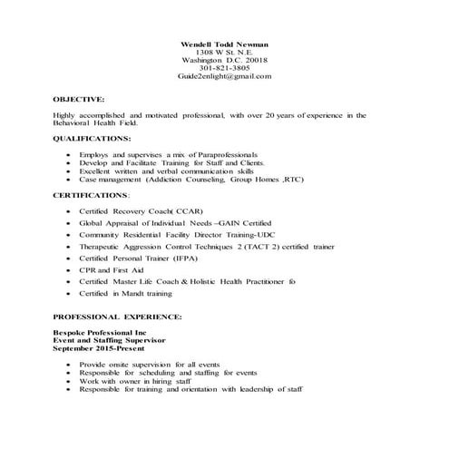 Tempa Finch - Resume | DOCX