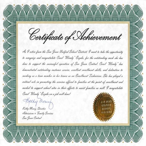 SJUSD - Letter of Recommendation | PDF