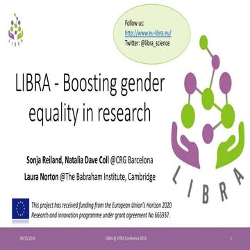 LIBRA - Boosting gender equality in research | PPTX