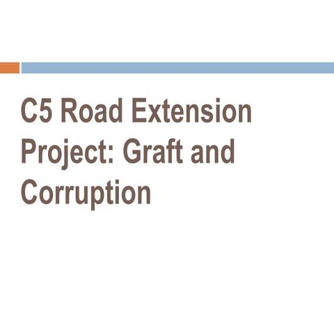 C5 road extension project | PPTX