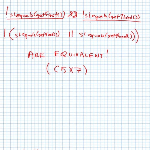 C5X7 DeMorgan's Laws Discussion! | PDF