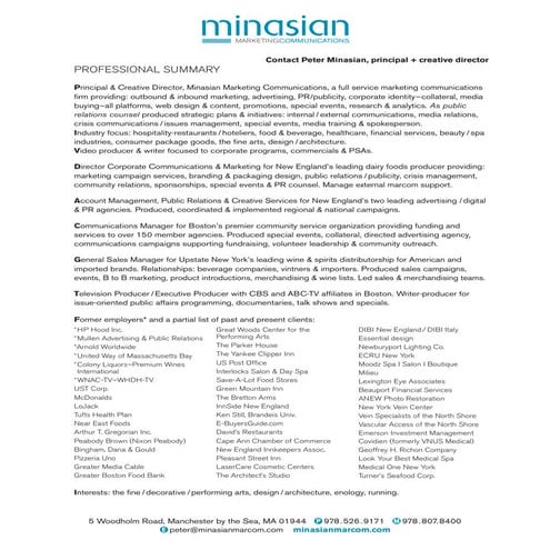 2016 Minasian ProSummary | PDF