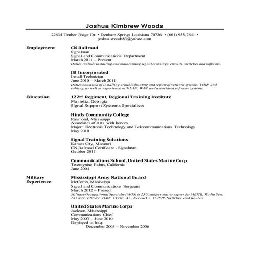 Joshua Resume | PDF