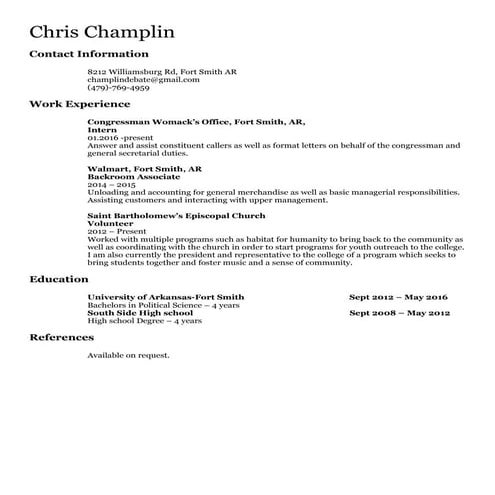 Resume | DOC