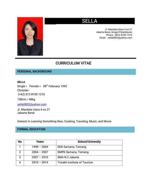 Curriculum Vitae Mohamad Priatna | PDF