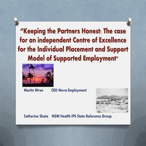 Keeping the Partners Honest Draft 2 | PPT