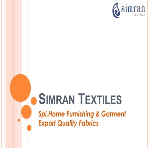 Simran Textiles (presentation) | PPT