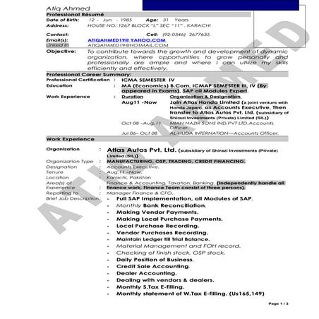 Atiq ICMAP FINAL C.V ----- | DOC