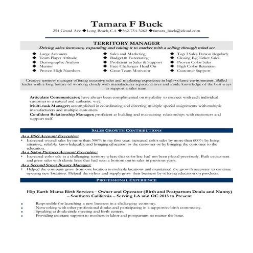 Tamara Resume | DOCX