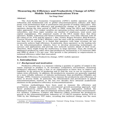 paper_Measuring the Efficiency and Productivity Change of APEC Mobile ...