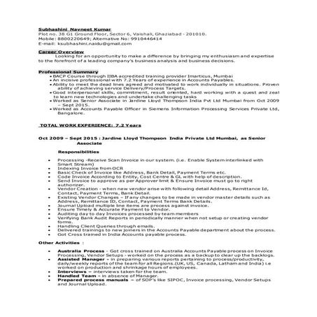 CV - Subhashini | DOCX