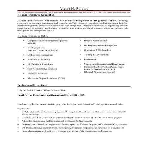 Victor Roldan Resume HR 3 | DOC