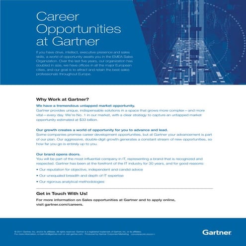 Why work at Gartner | PDF