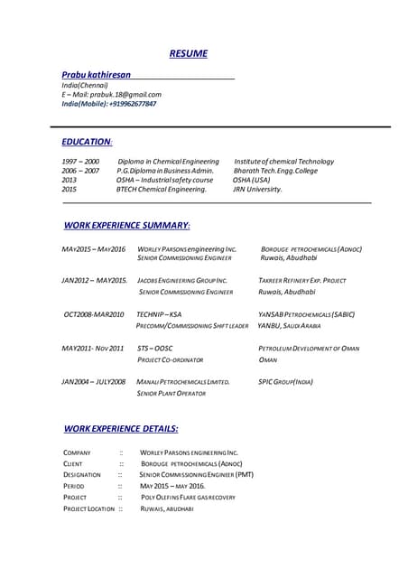 Gautham Dileep (Resume) | PDF