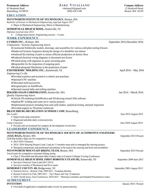 Daniel Walker Resume | DOCX