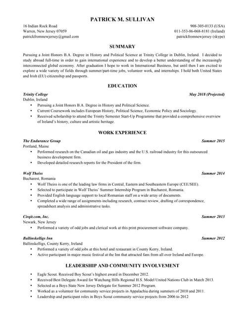 Mitch Tulley Resume | DOCX
