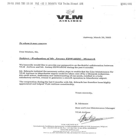 VLM Reference letter | PDF
