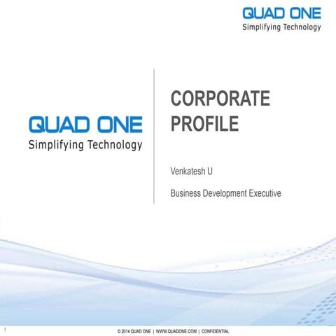 Quad One profile condensed | PPTX