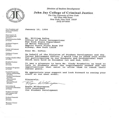 John Jay College Recruiting | PDF