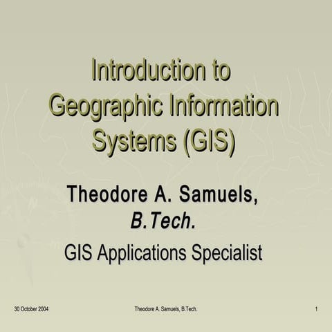 Things to know about geospatial technology | PPTX