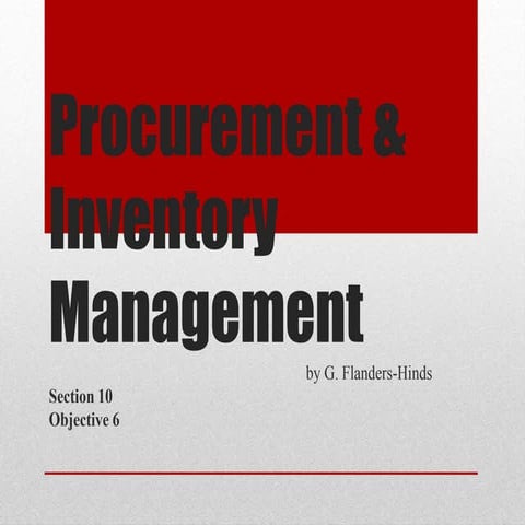 Maintaining stock records - manual and electronic | PPTX