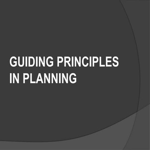 C6_Principles of Planning (1).ppt planning concepts | PPT