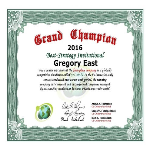BSI Grand Champion - Ind03 - Gregory East | PDF