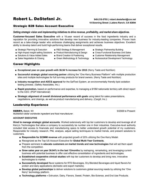 TomU Resume | DOC | Manufacturing Industry | Industries