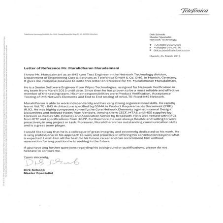Telefonica_Munich_germany_reference_Letter | PDF