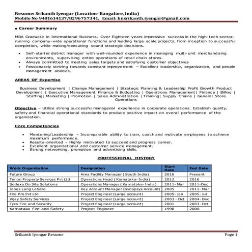 Srikanth Iyengar-Resume | DOCX