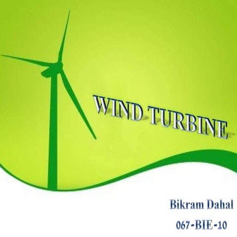 Wind turbine | PPTX