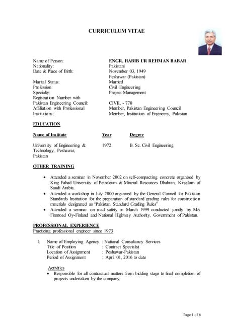 CV Abdul Saeed | PDF