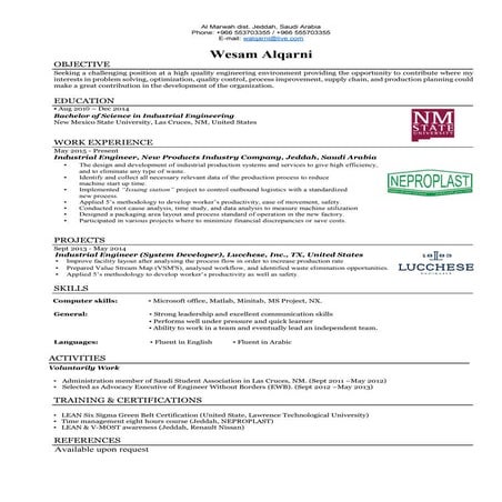 Wesam Alqarni CV | PDF