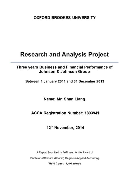 Sample Oxford Brookes BSC Hons OBU RAP Thesis Writing and Mentoring ...