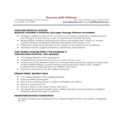 Suzanne Resume 2016 | DOCX