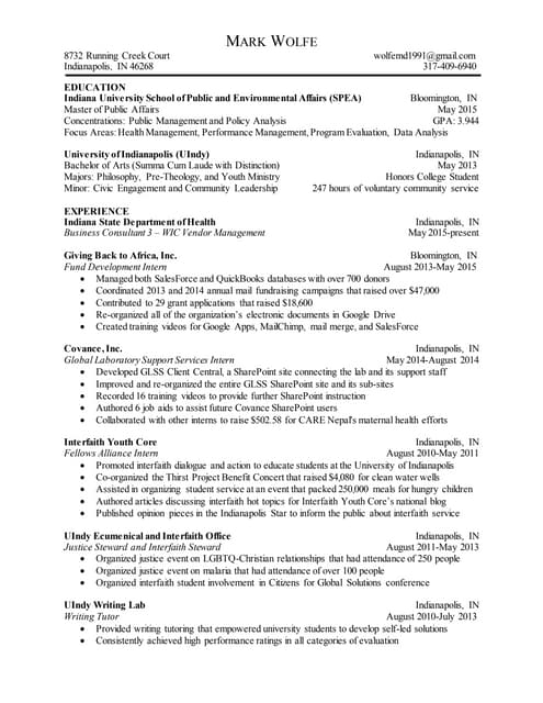 Allison Weingarten resume December 2016 | DOCX | Government Support and ...