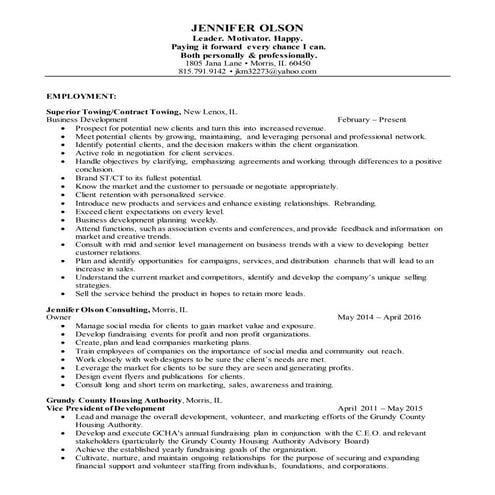 Bob's resume 2016 | DOCX