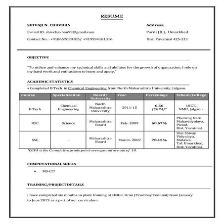 zubair samad Update Resume | DOC