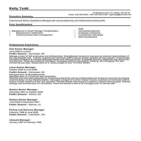 Scott R Reisdorf Resume 8-2016 Rev1 | DOCX