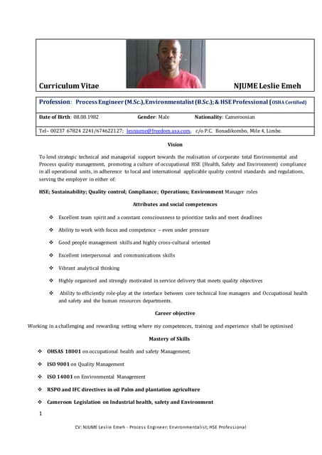 Curriculum vitae | PDF