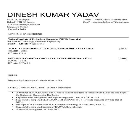 DINESH | PDF