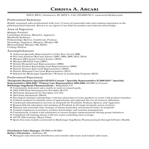 Jennifer Poole Resume 1 | PDF