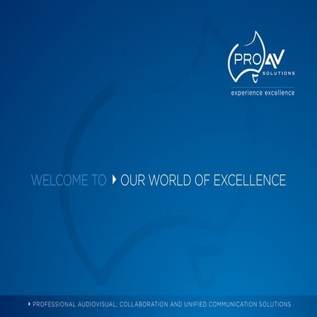 Pro AV Solutions Corporate Profile | PDF