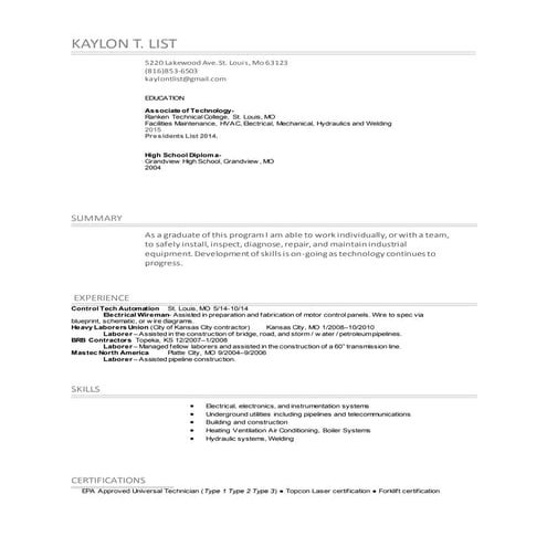 Jason's Resume1 | DOCX